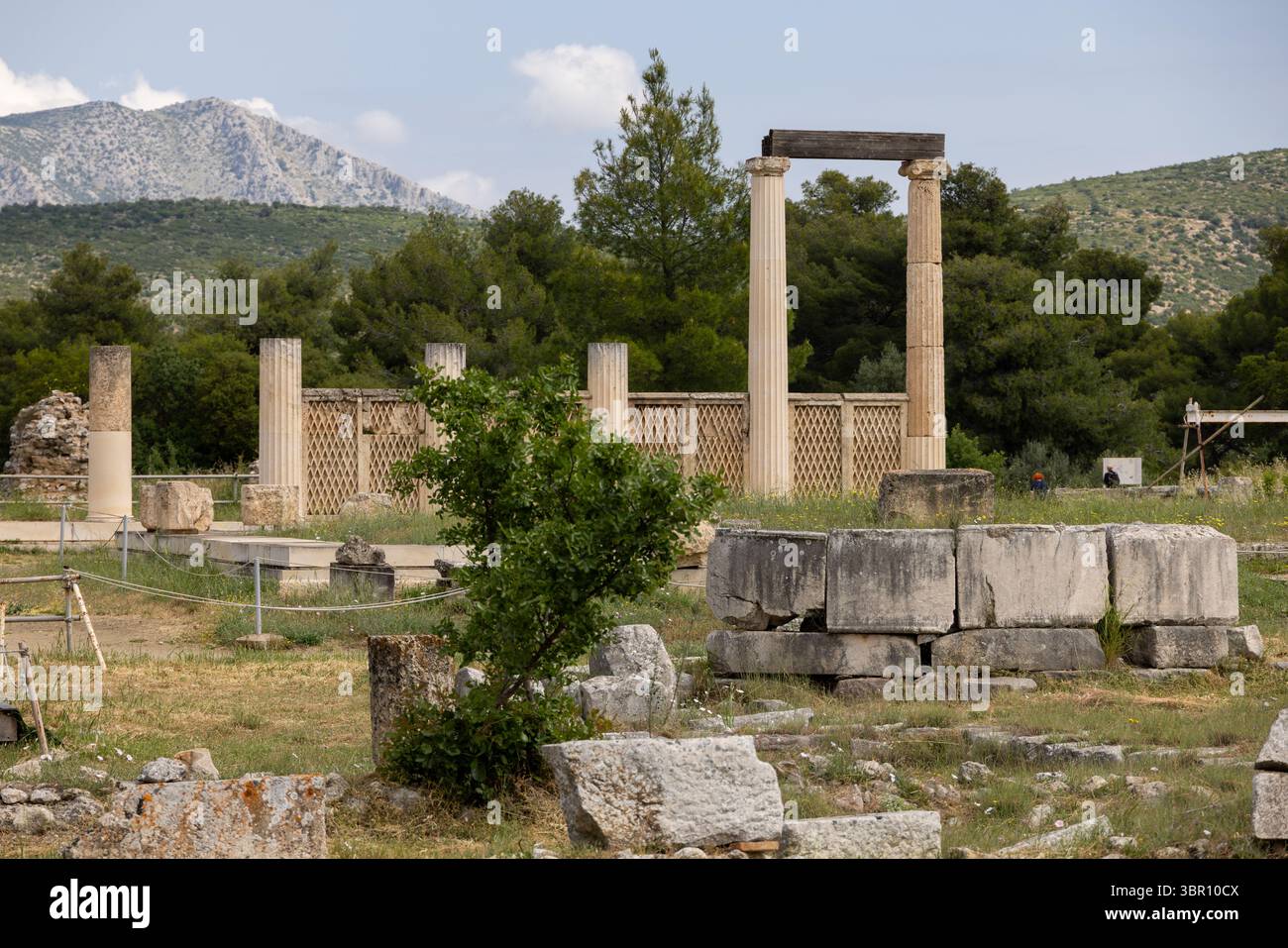The Sanctuary of Asclepius the Healer in Epidaurus, together with the ...