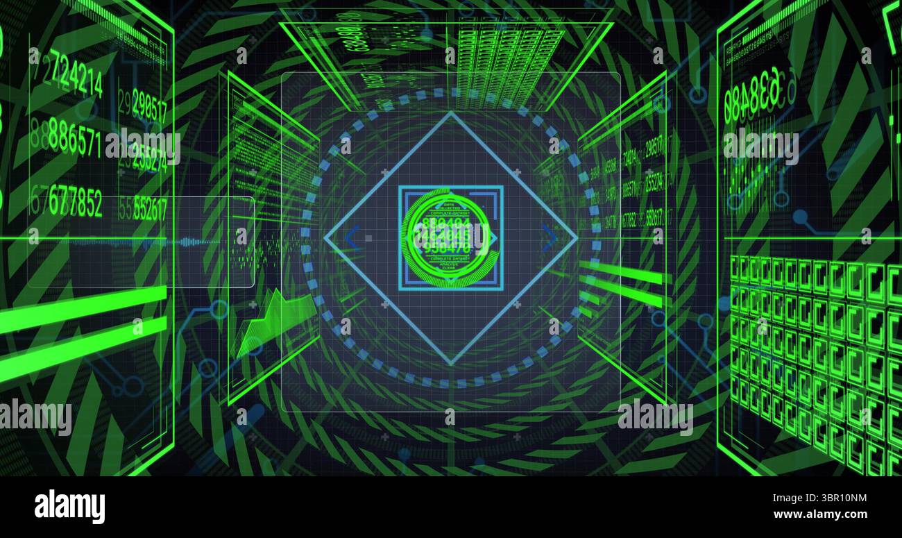 Rotating circular patterns in digital hi-res stock photography and images - Alamy