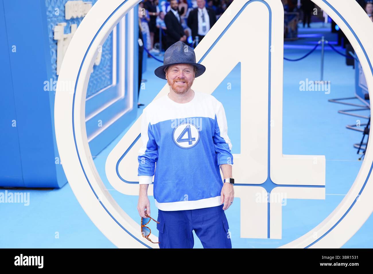 Leigh Francis attending the UK launch of The Fantastic Four: The First ...