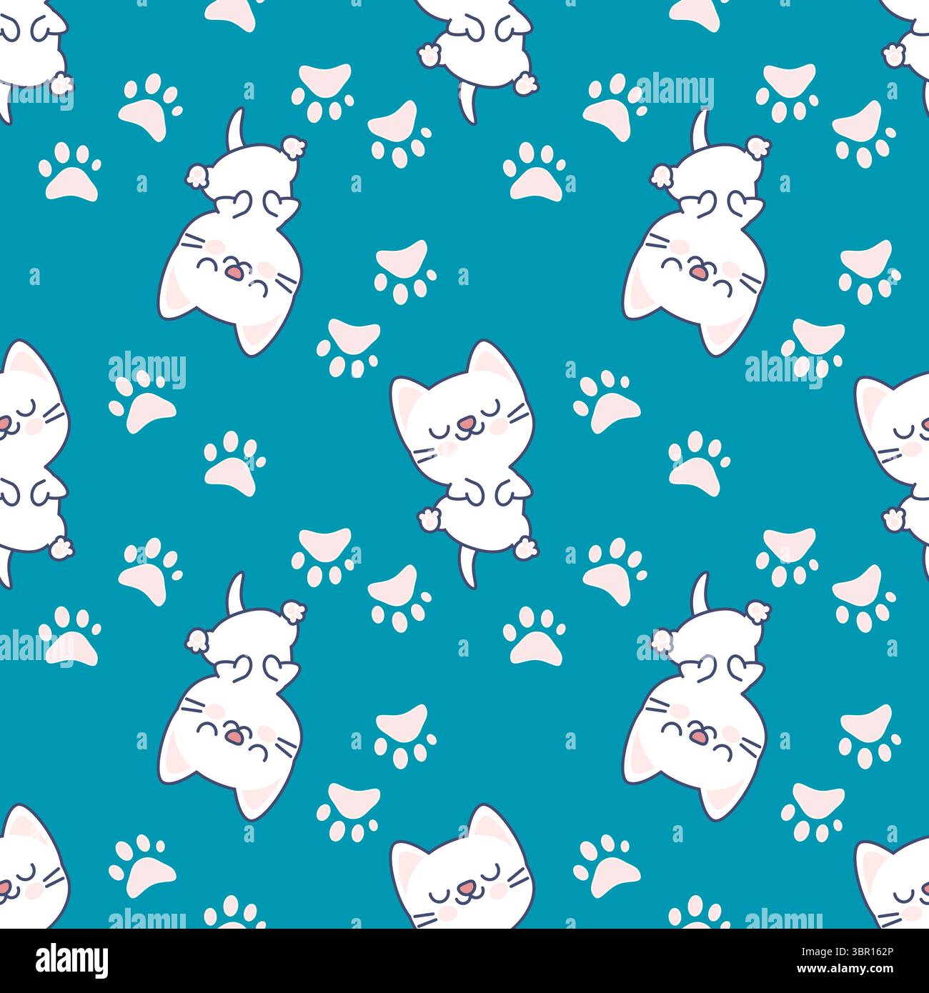 Cute cats vector set hi-res stock photography and images - Alamy
