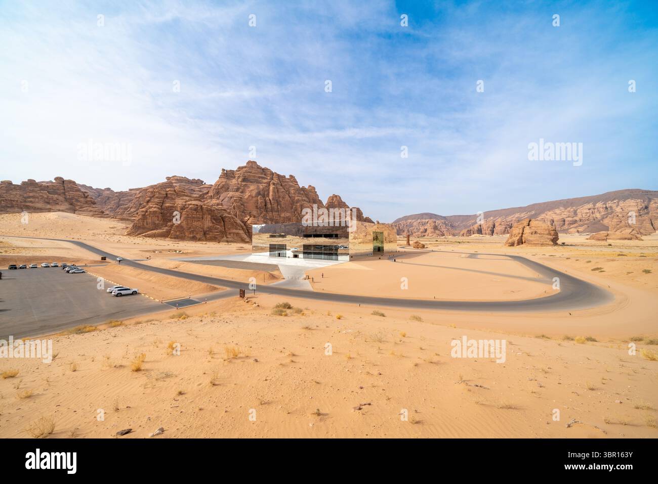 AlUla, Saudi Arabia - December 17, 2024: Mirrored Maraya Concert Hall ...