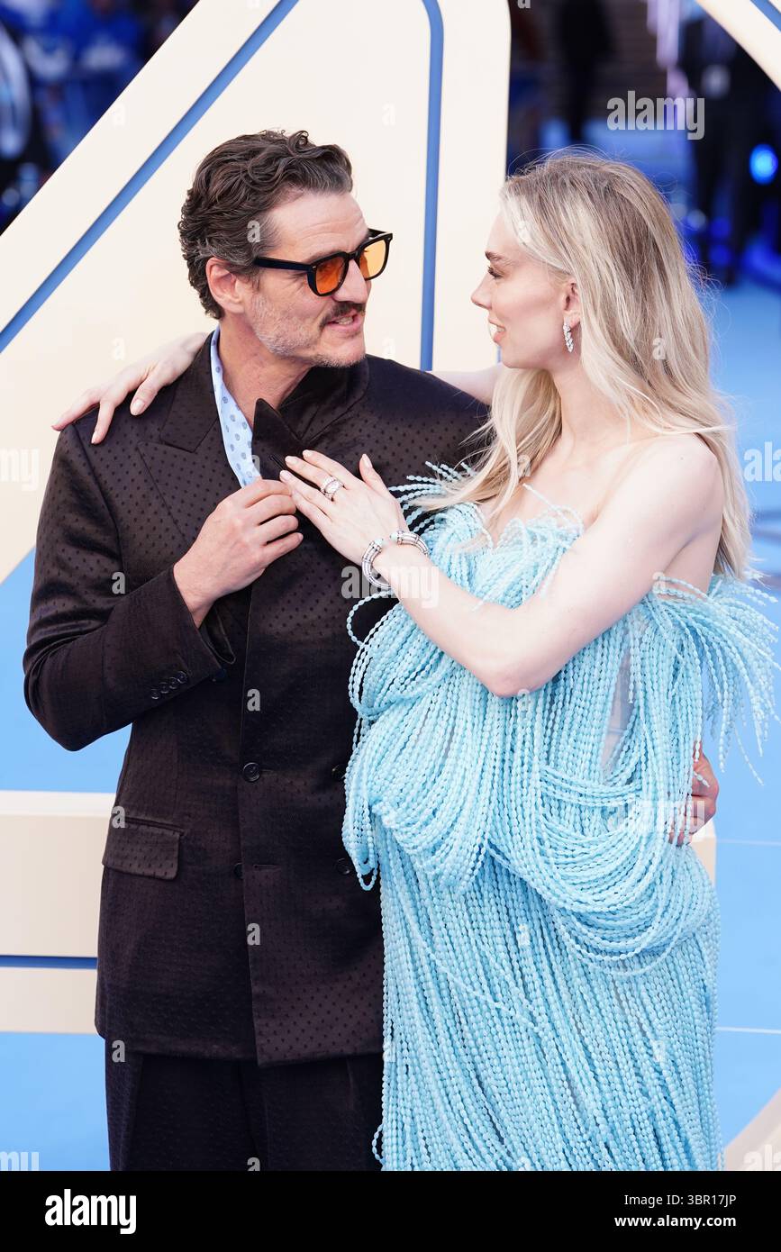 Pedro Pascal and Vanessa Kirby attending the UK launch of The Fantastic ...