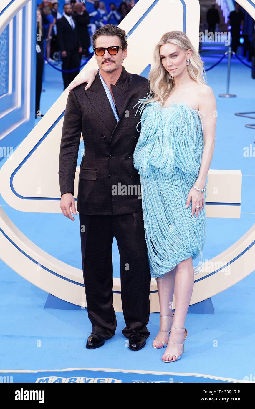 Pedro Pascal and Vanessa Kirby attending the UK launch of The Fantastic ...