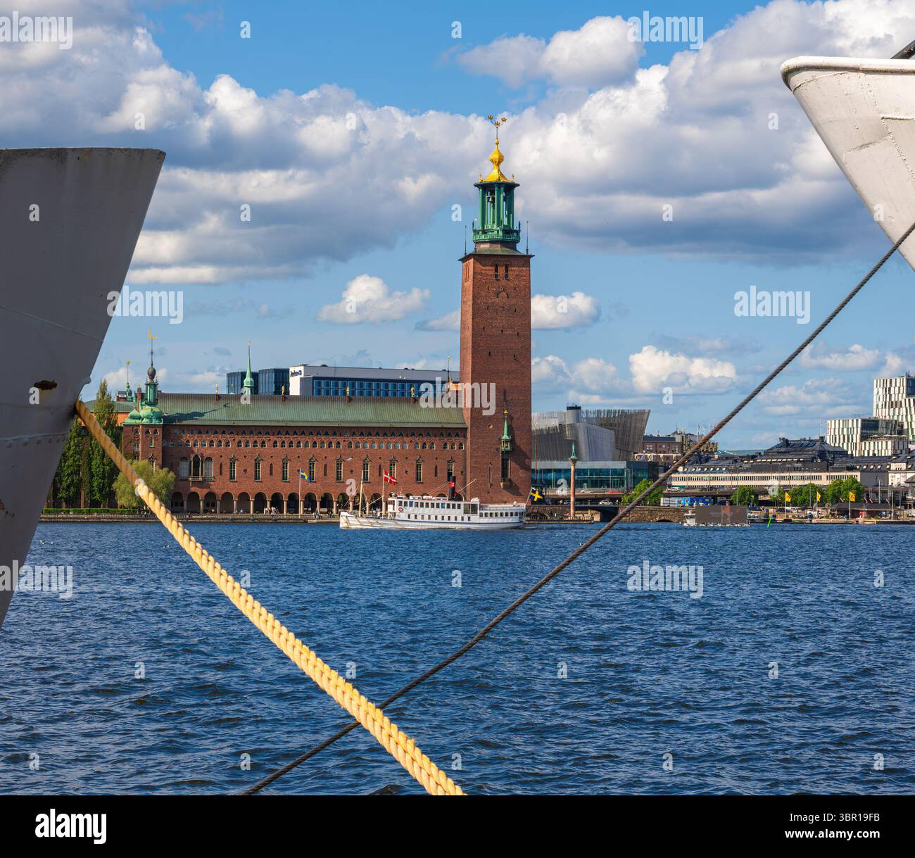 Stockholm, Sweden - June 5, 2025: A scenic view of Stockholm City Hall ...