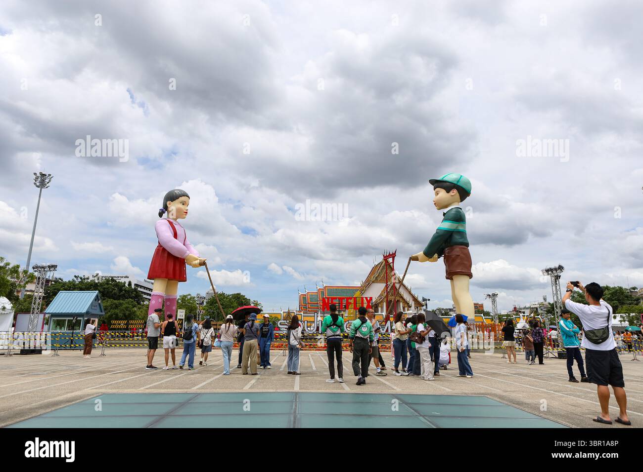 Locals and tourists visit, Young-hee and her new friend Cheol-su, two ...