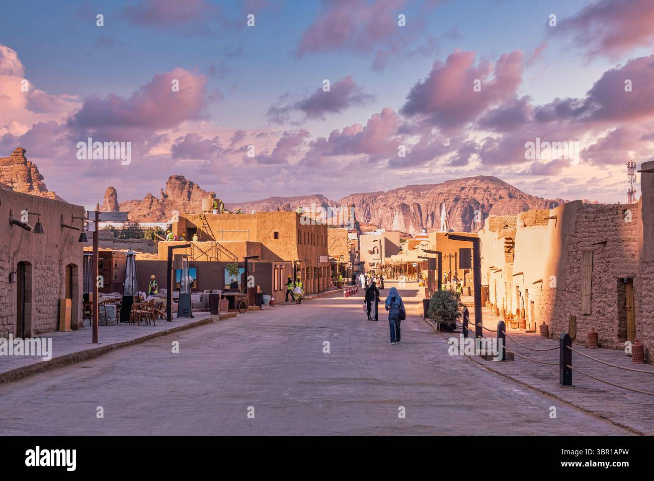 AlUla, Saudi Arabia - December 15, 2024: AlUla Old Town, in Saudi ...