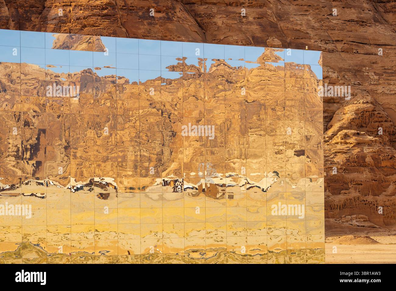 AlUla, Saudi Arabia - December 17, 2024: Mirrored Maraya Concert Hall ...