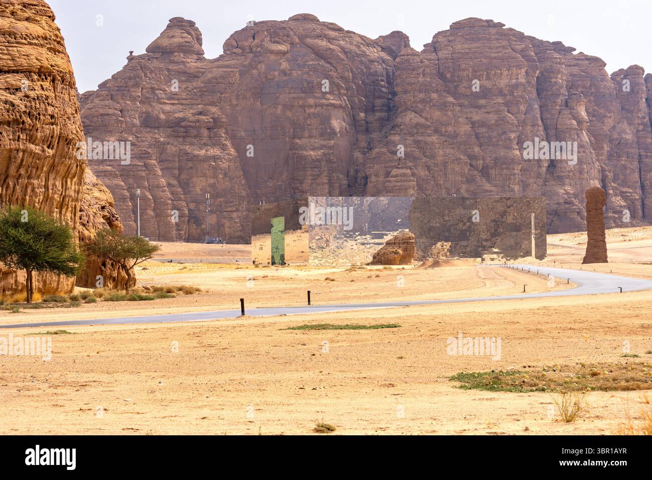 AlUla, Saudi Arabia - December 17, 2024: Mirrored Maraya Concert Hall ...
