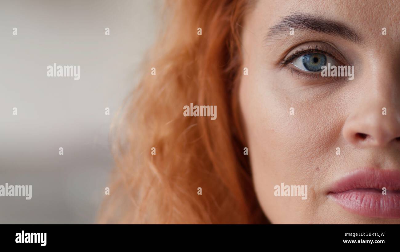 Sad female sight cropped view hi-res stock photography and images - Alamy