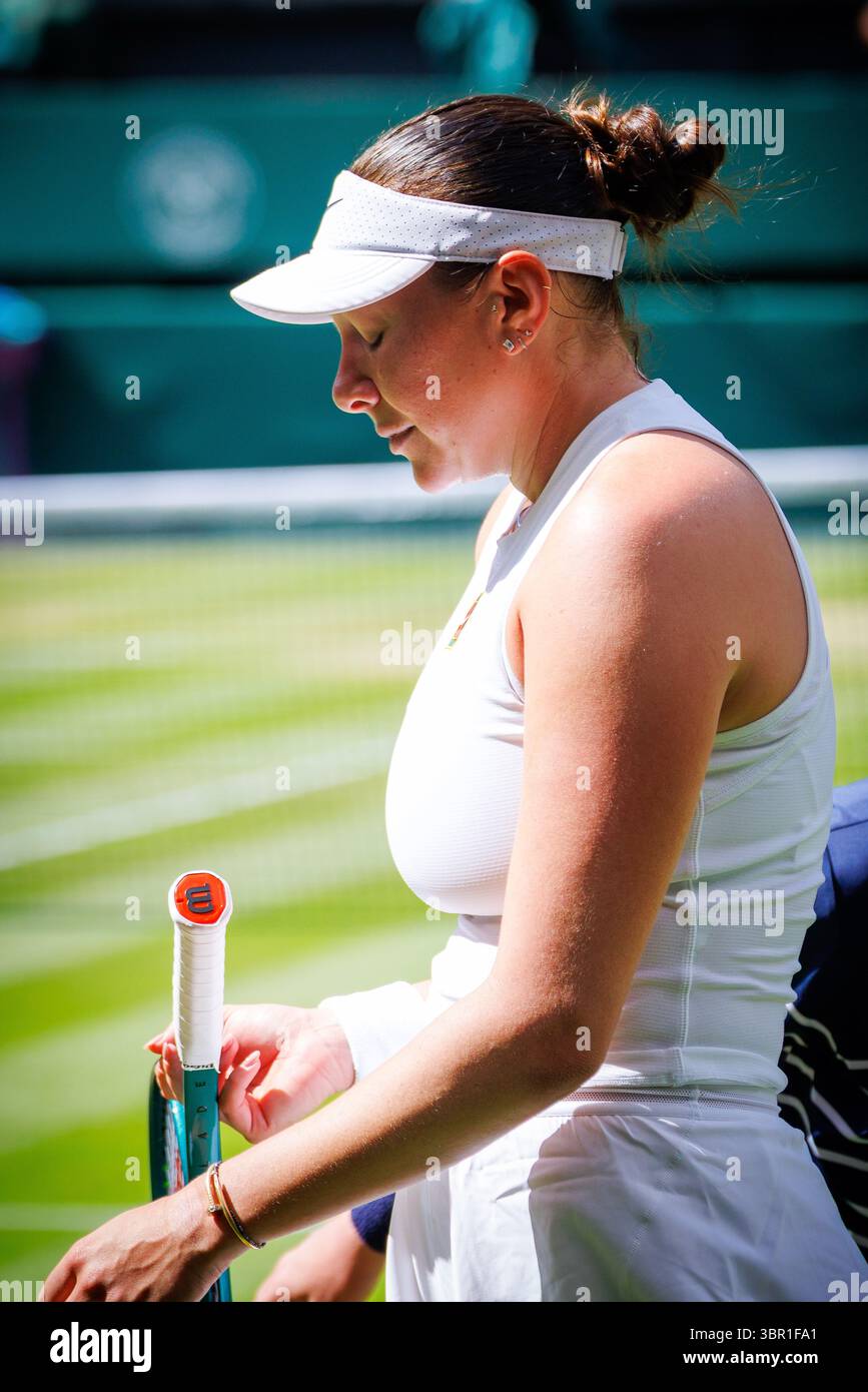Amanda Anisimova (USA) during the Semi Final match against Aryna ...