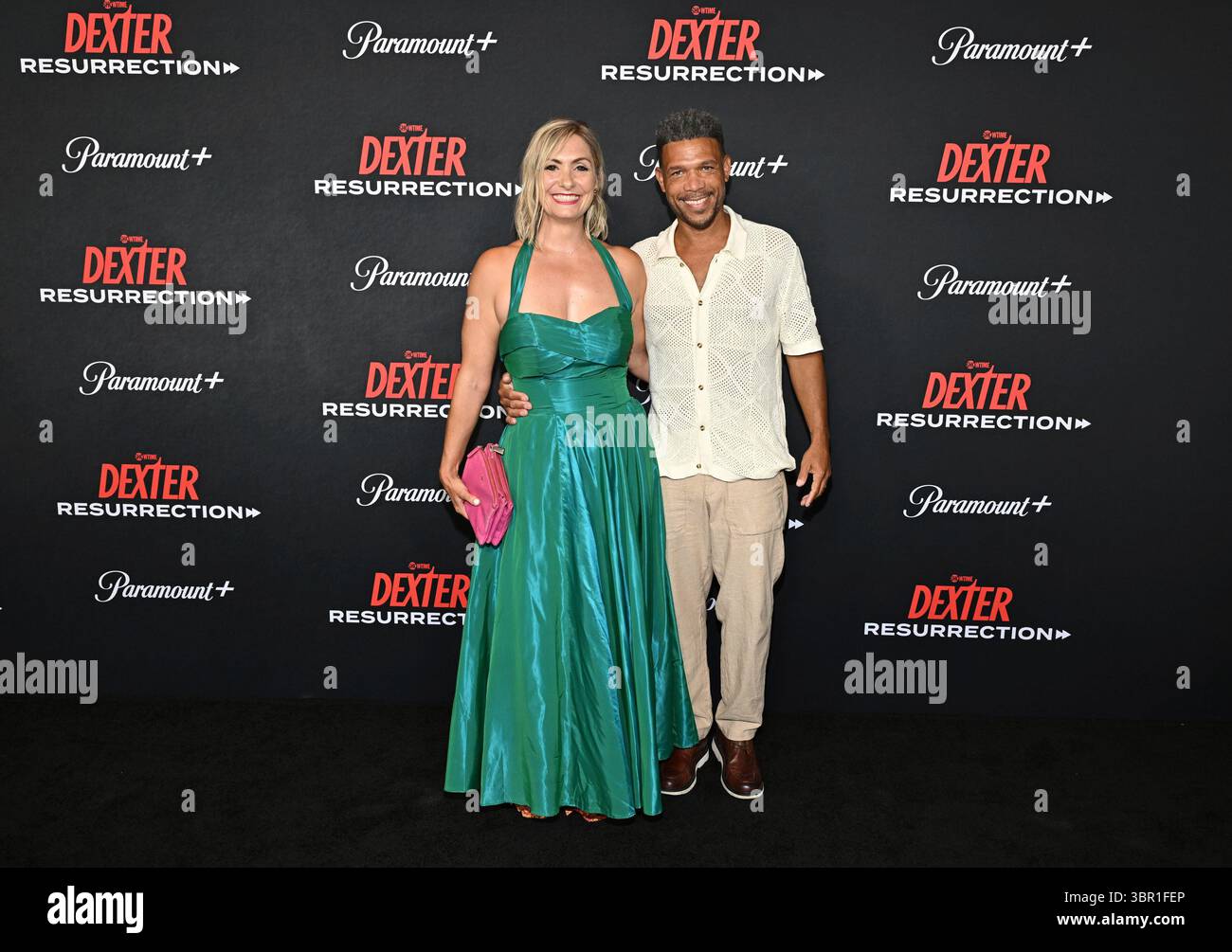 Jason Alan Carvell, right, and guest attend the Paramount+ world ...