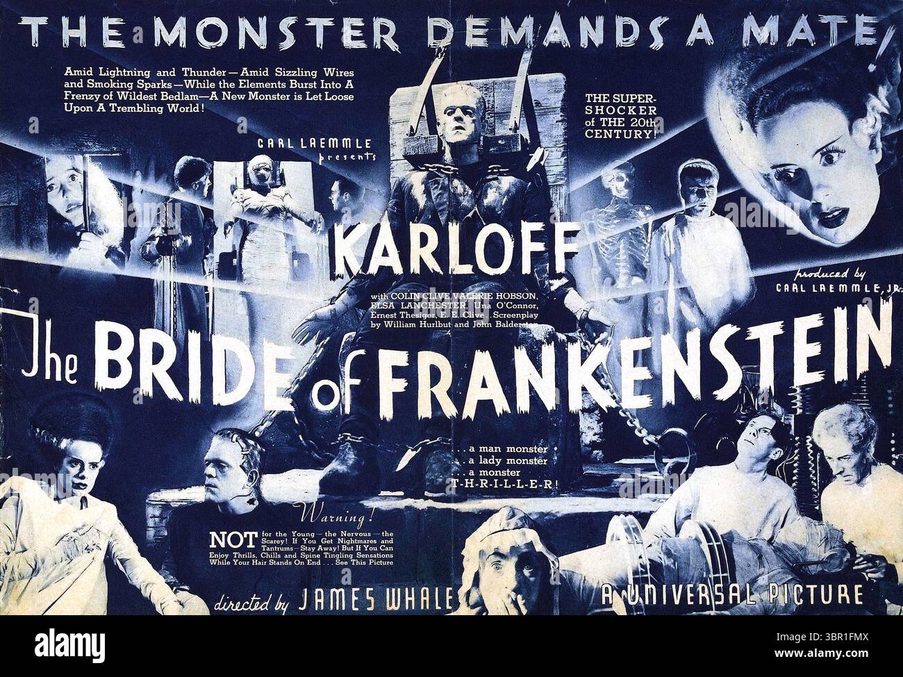 "The Bride of Frankenstein" 1935 Poster / Lobby Card / File Reference ...