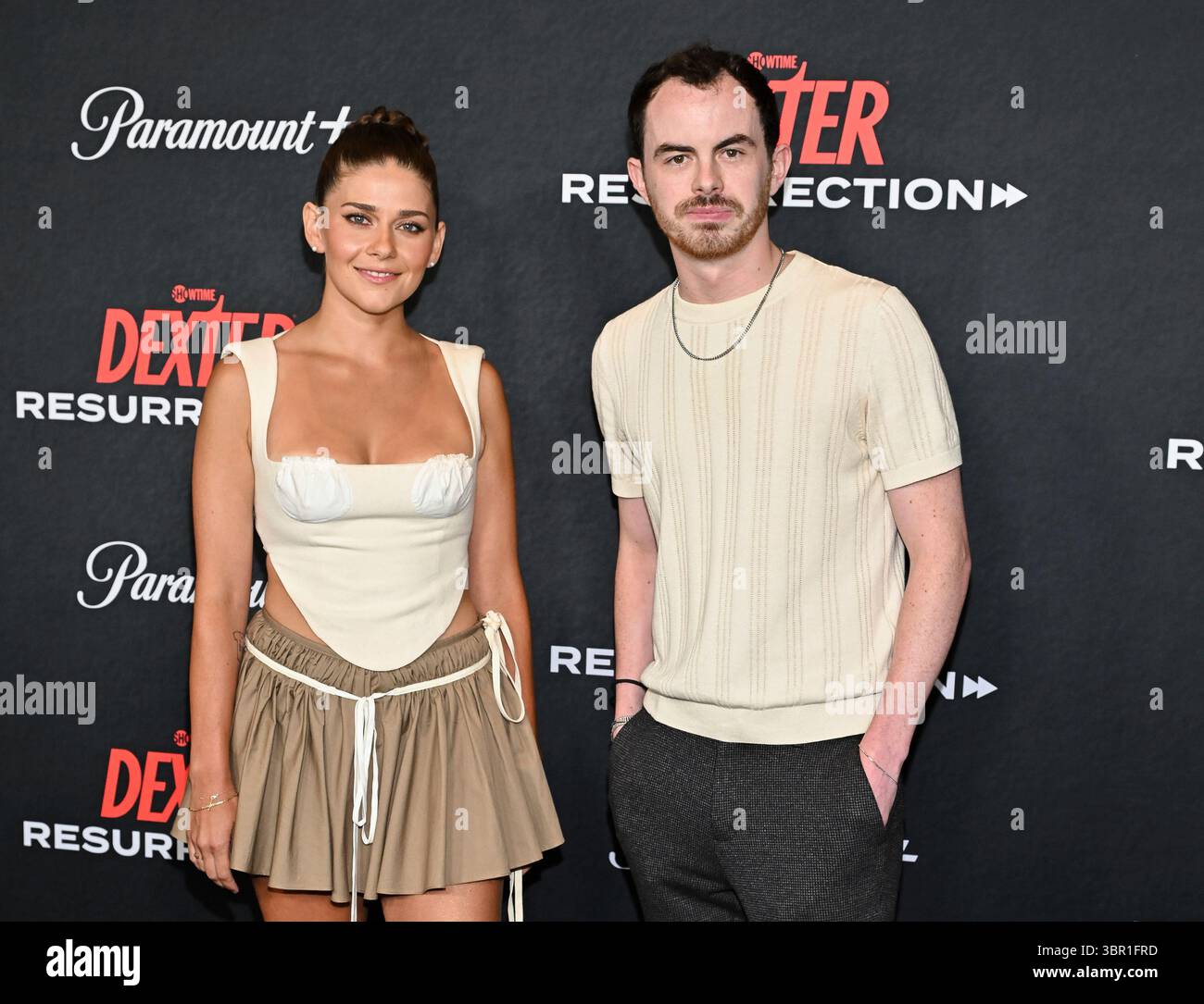 Molly Brown, left, and guest attend the Paramount+ world premiere of ...