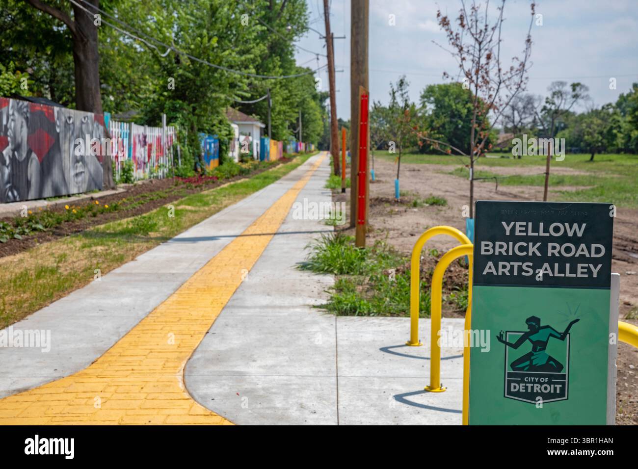 Detroit, Michigan - The city of Detroit is opening nine 'Arts Alleys ...