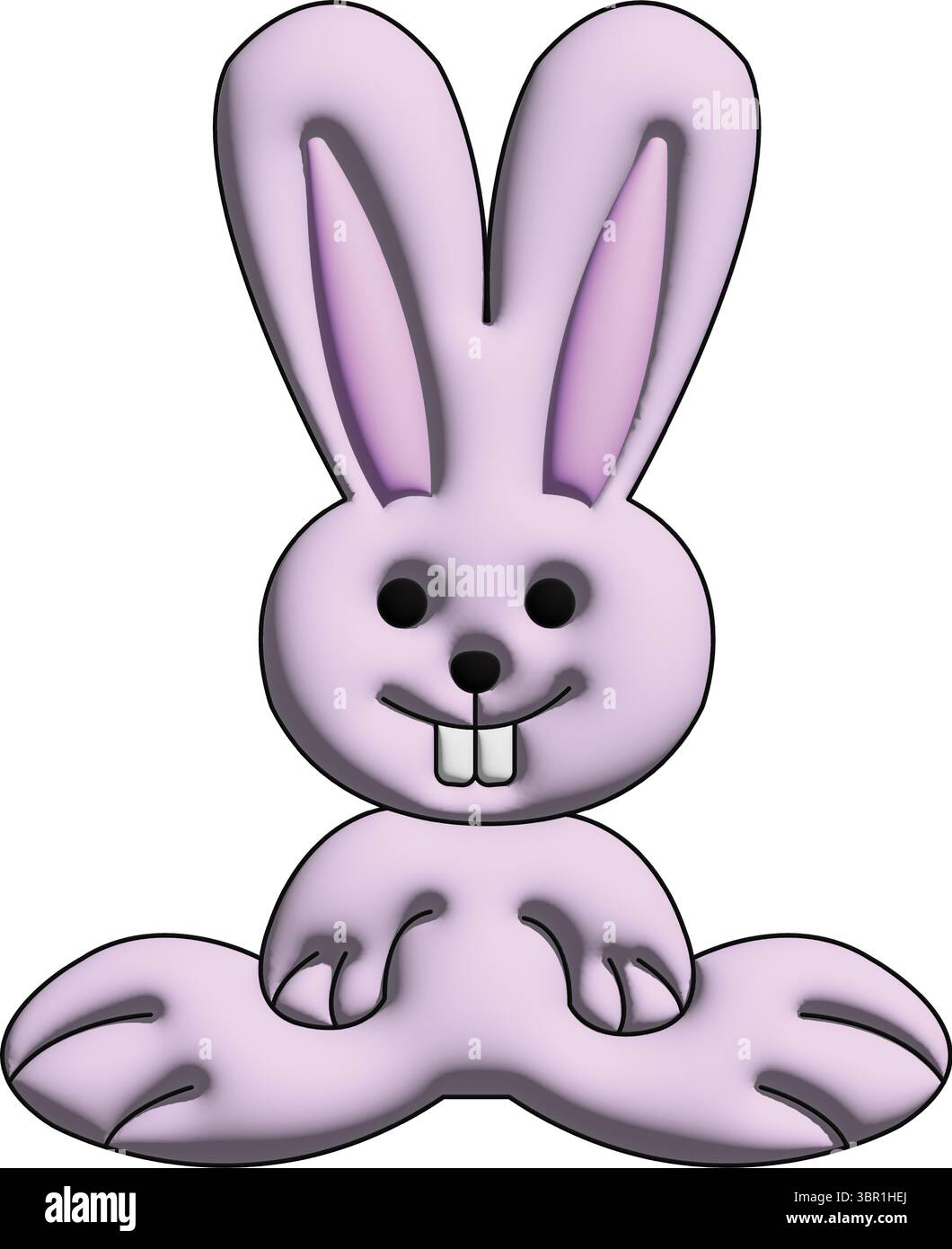 Bunny stickers Cut Out Stock Images & Pictures - Alamy