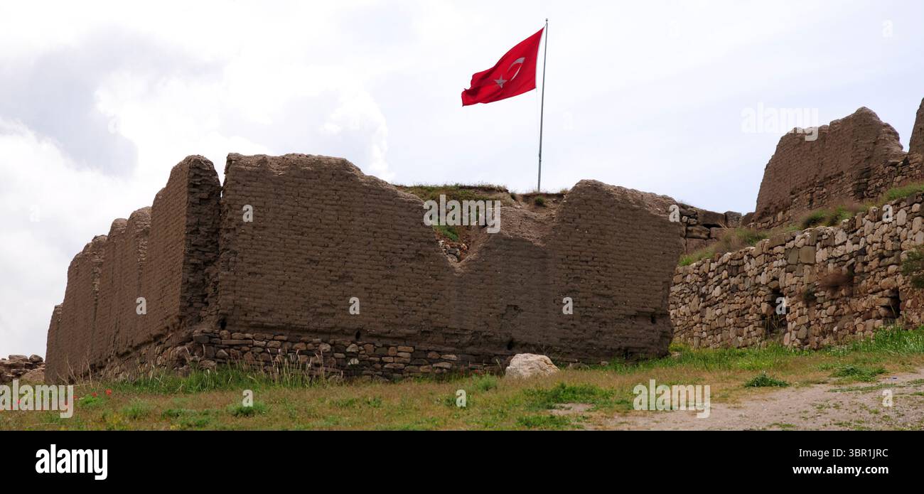 Van Castle, located in the city of Van, Turkey, was built during the ...