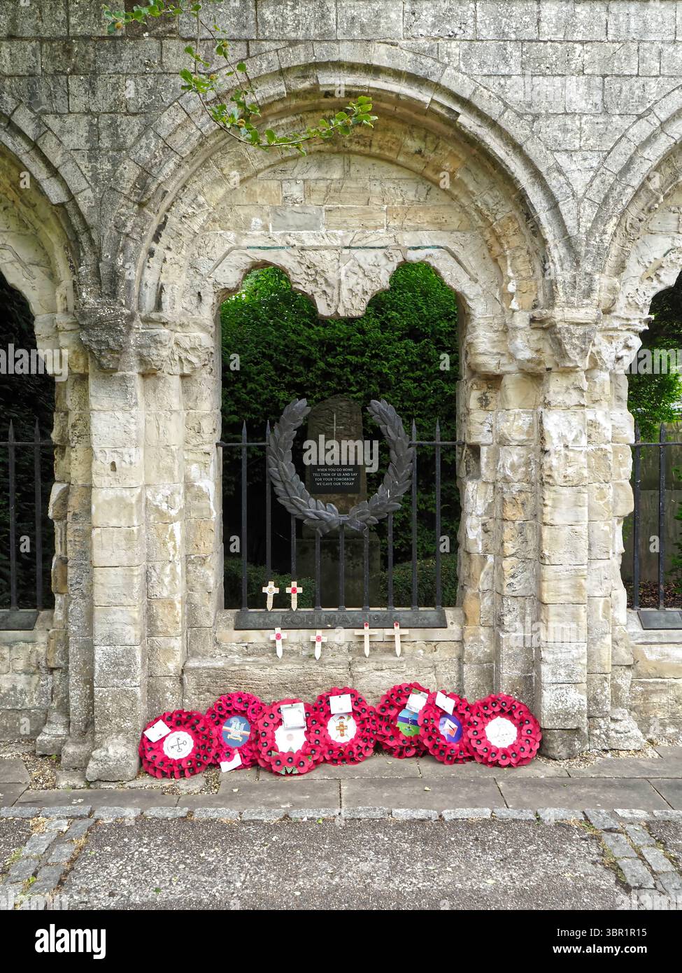 Kohima 1944 military memorial, Dean’s Park, by York Minster, York ...