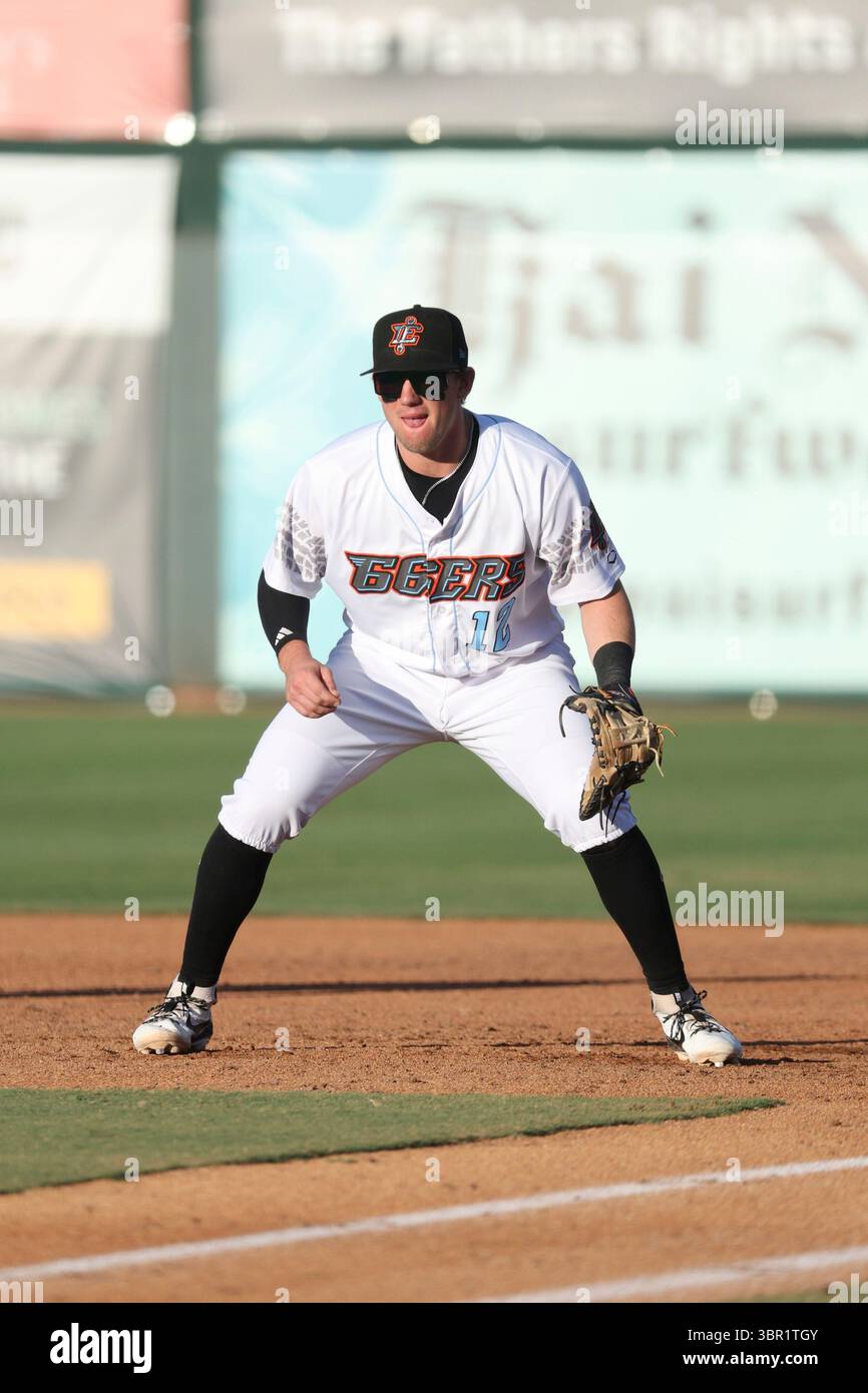 Colin Summerhill (12) of the Inland Empire 66ers in the field against ...