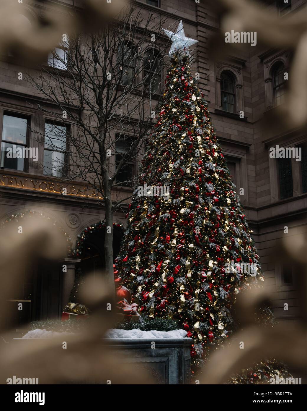 Lotte new york palace christmas display hi-res stock photography and ...