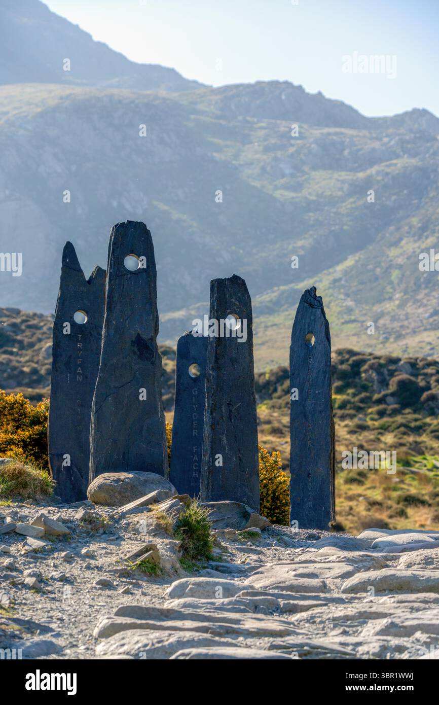 Ordovician slate pillars hi-res stock photography and images - Alamy