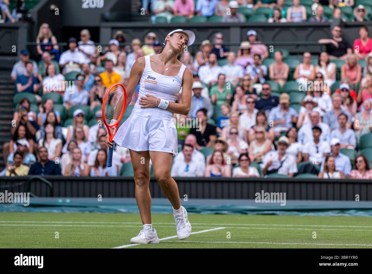 London, UK. 10th July, 2025. Luisa Stefani during the Wimbledon 2025 ...