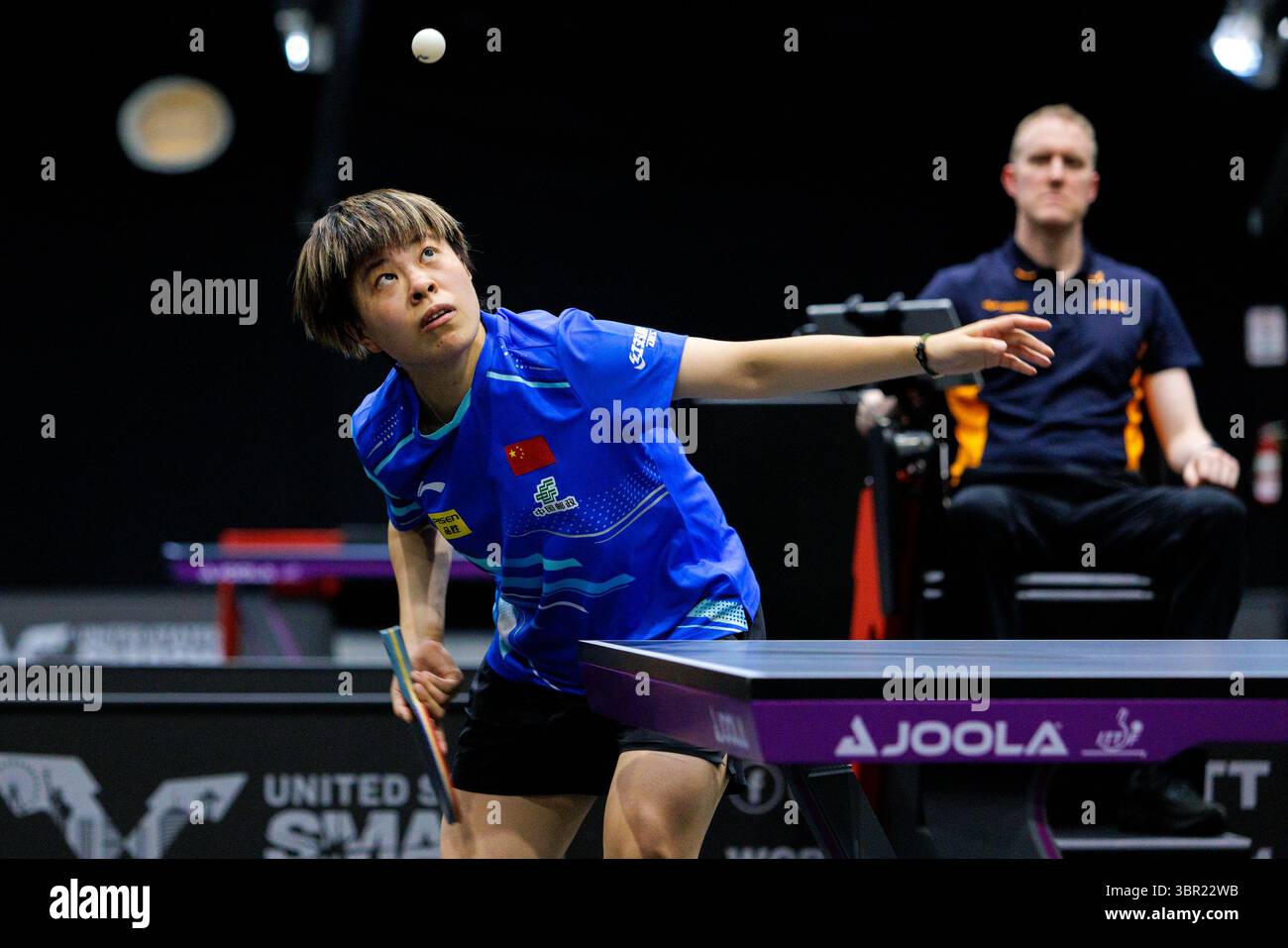 Las Vegas, USA. 09th July, 2025. Yidi Wang (China) competes in the ...