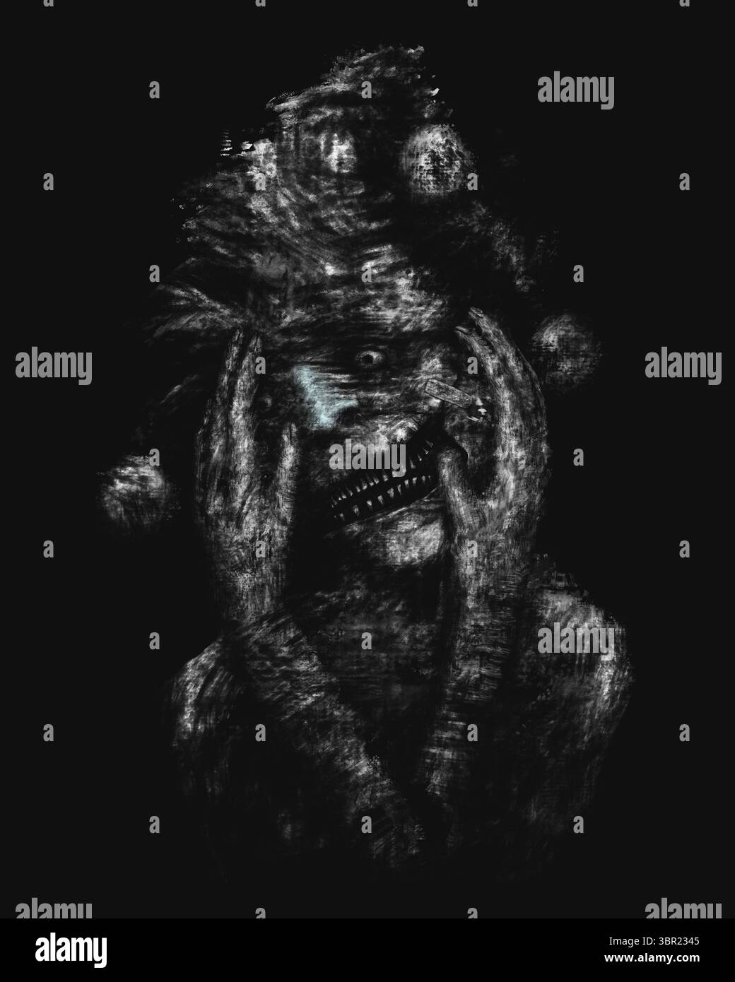 Jester dark horror illustration hi-res stock photography and images - Alamy