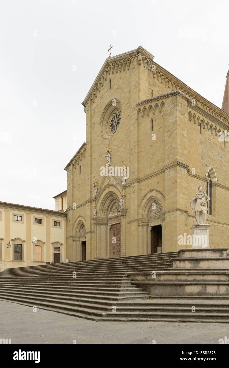 Arezzo Cathedral, a Gothic-style Roman Catholic church dedicated to St ...