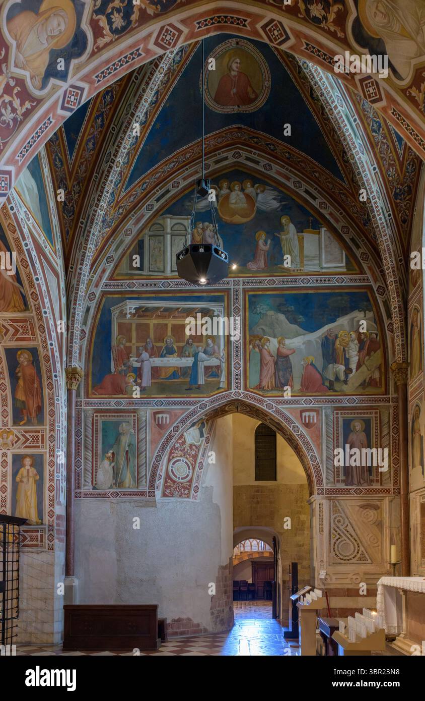 Fresco cycle in the Chapel of Mary Magdalene, Lower Basilica of Saint ...