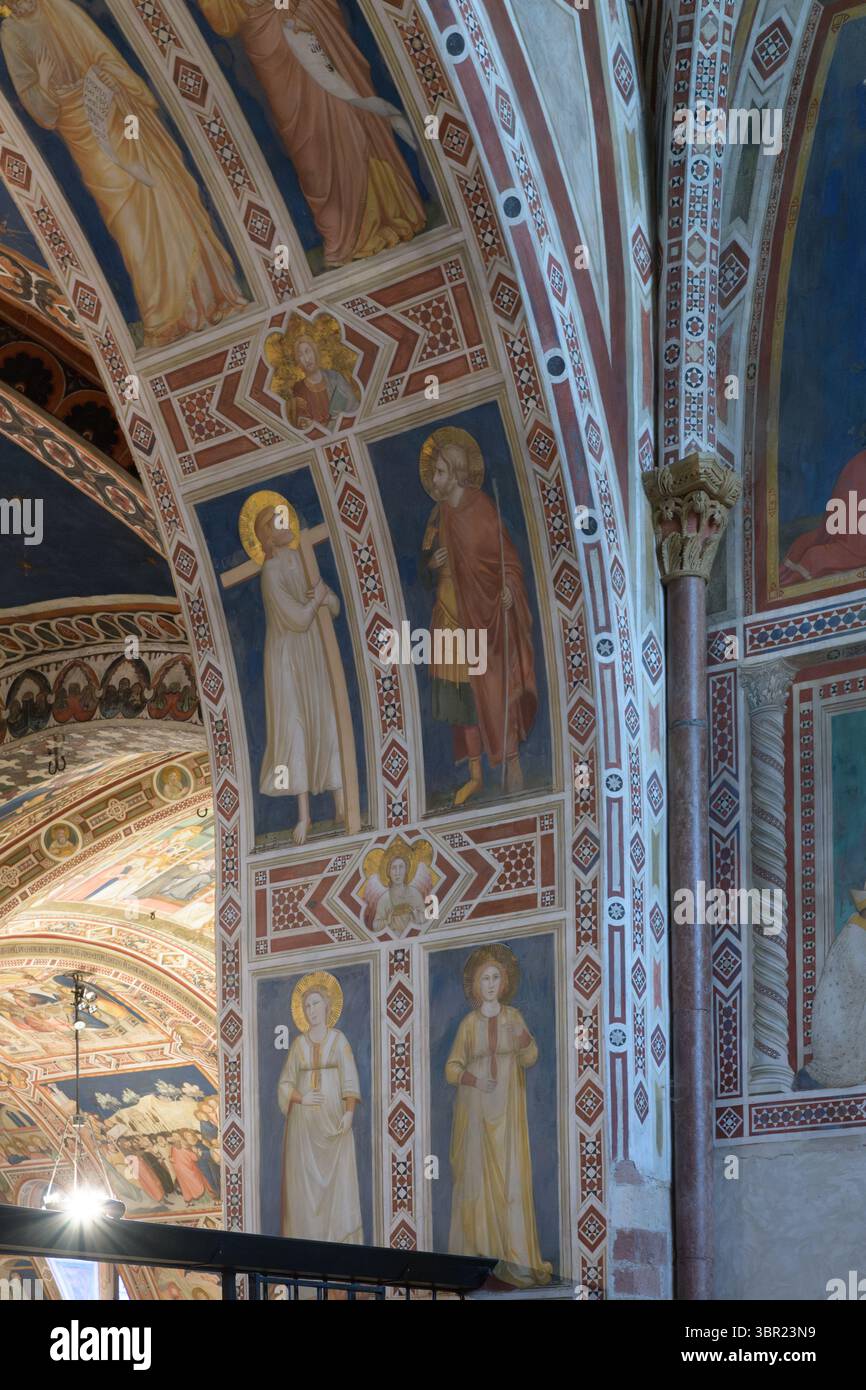 Fresco cycle in the Chapel of Mary Magdalene, Lower Basilica of Saint ...