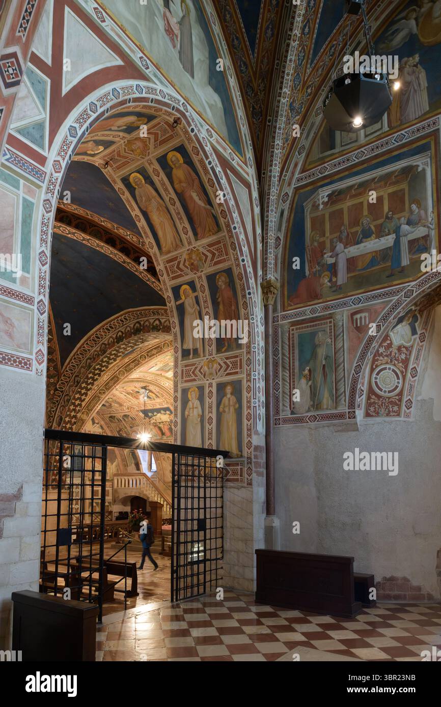 Fresco cycle in the Chapel of Mary Magdalene, Lower Basilica of Saint ...