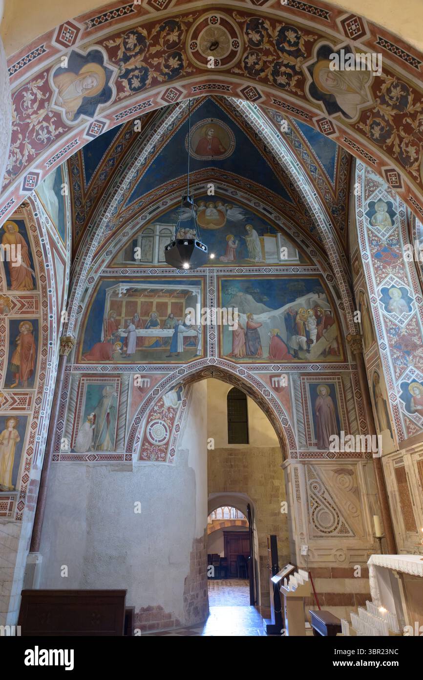 Fresco cycle in the Chapel of Mary Magdalene, Lower Basilica of Saint ...