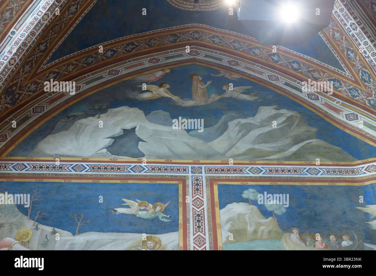 Fresco by Giotto di Bondone in the Chapel of Mary Magdalene, Lower ...