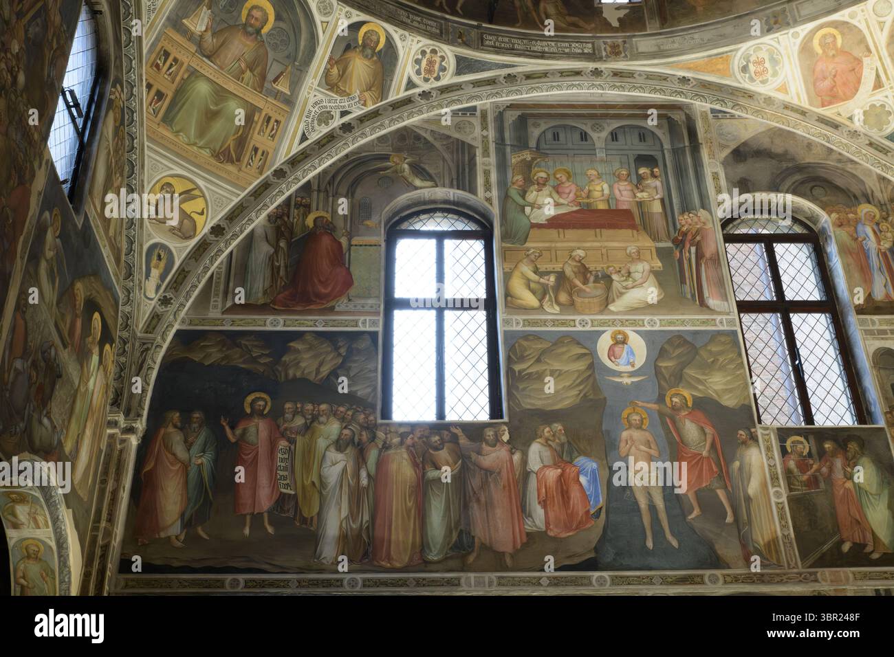 Fresco cycle by Giusto de' Menabuoi in Padua Baptistery, Italy ...