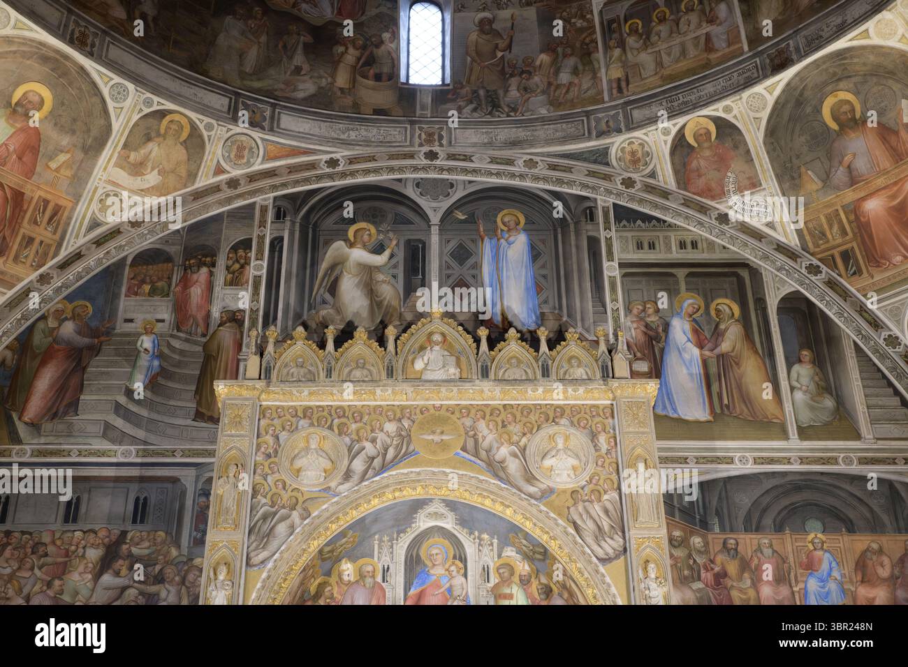 Fresco cycle by Giusto de' Menabuoi in Padua Baptistery, Italy ...