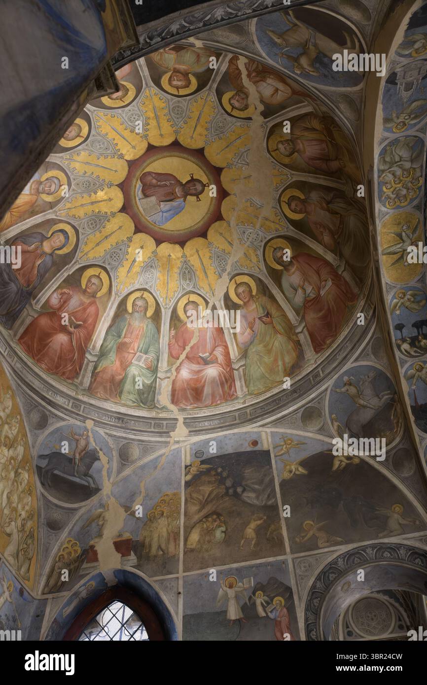 Descent of the Holy Spirit fresco cycle by Giusto de' Menabuoi in Padua ...