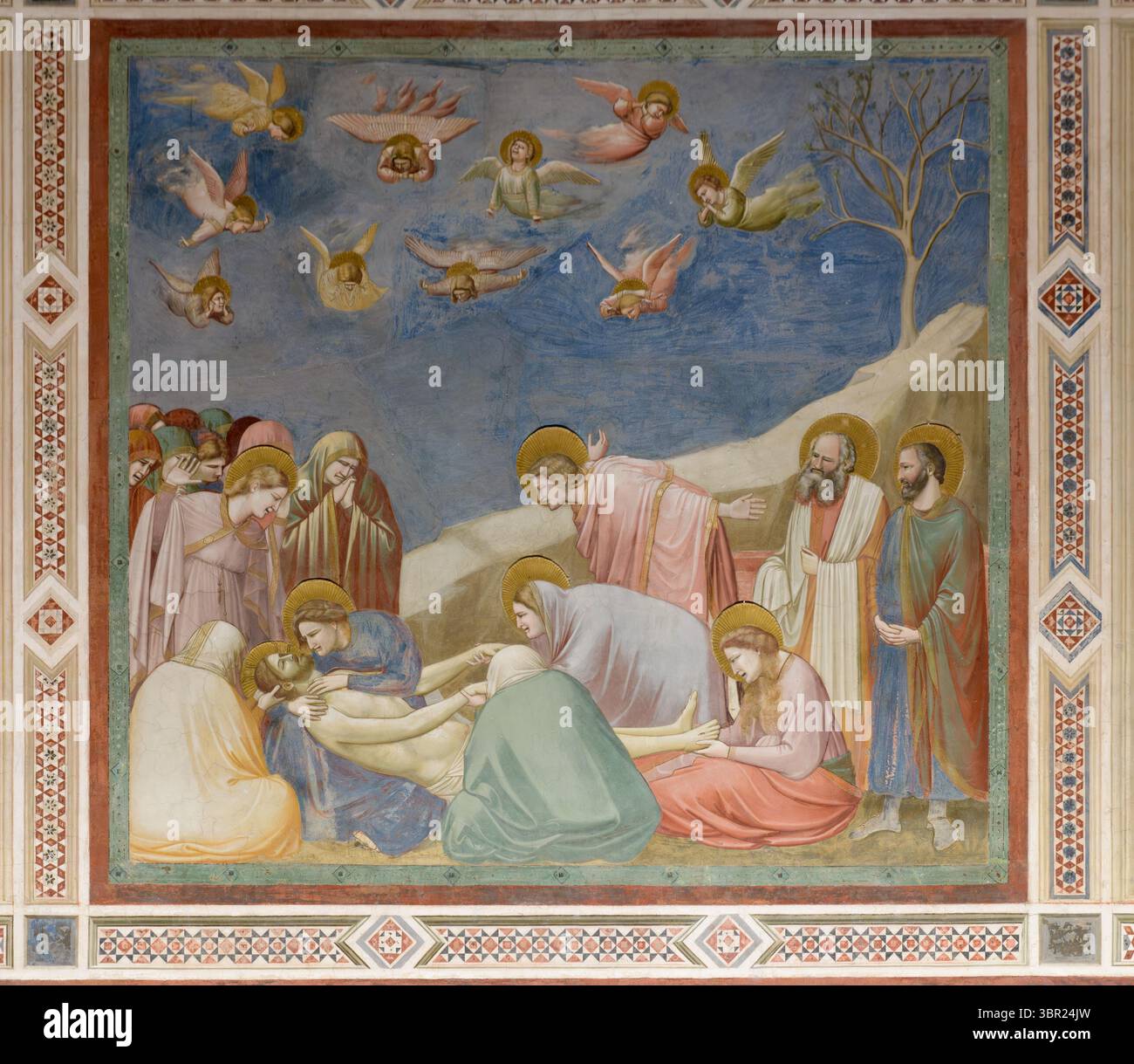 Fresco Of Compianto Sul Cristo Morto The Lamentation Over The Dead
