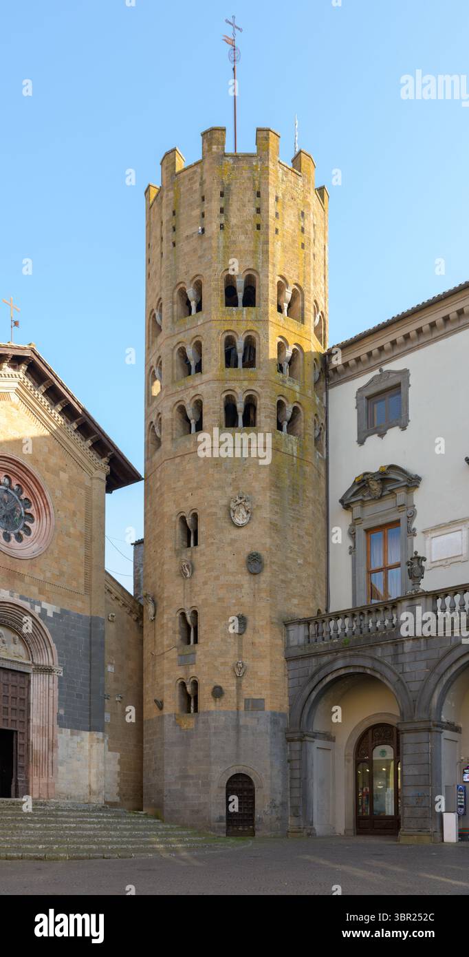 The Chiesa di Sant'Andrea in Orvieto, Italy, is a Romanesque church ...