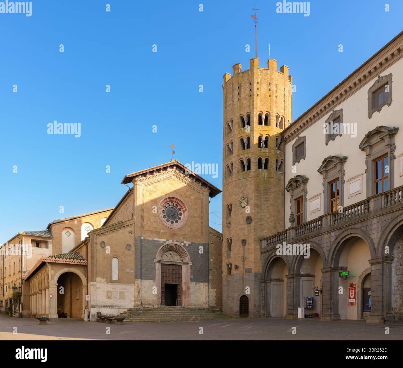 The Chiesa di Sant'Andrea in Orvieto, Italy, is a Romanesque church ...