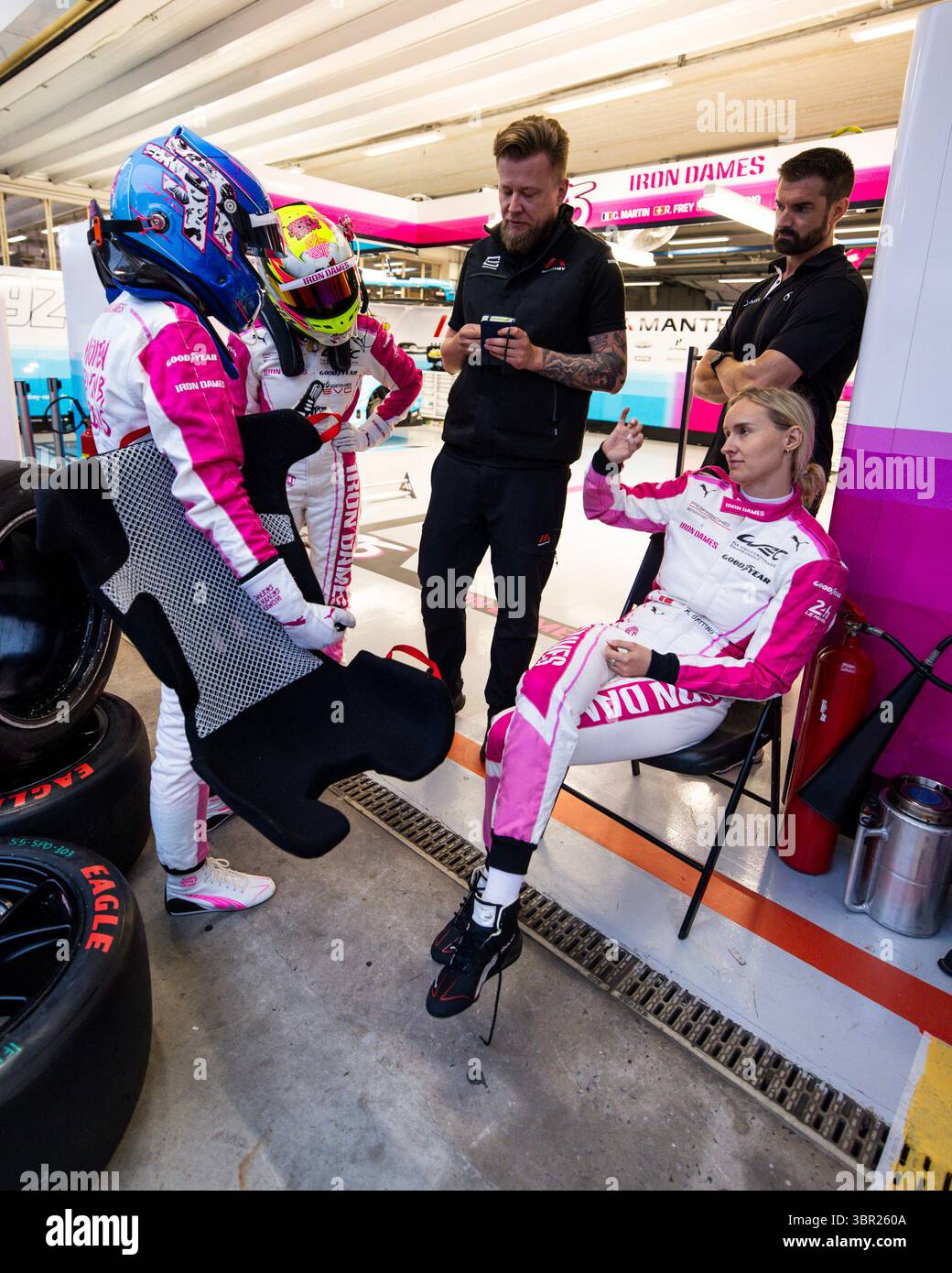 FREY Rahel (swi), Iron Dames, Porsche 911 GT3 R (992) #85, LM GT3 ...