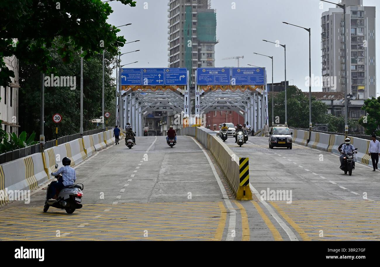 MUMBAI, INDIA - JULY 10: Sindoor Bridge(Carnac Bridge) opened for ...