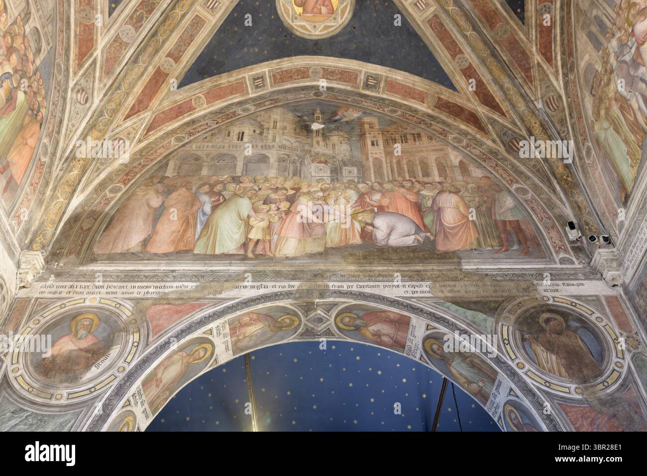 Interior of the Cappella del Beato Luca Belludi in the Basilica of ...