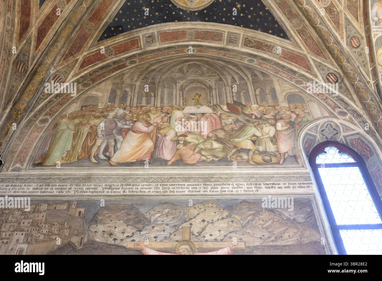Interior of the Cappella del Beato Luca Belludi in the Basilica of ...