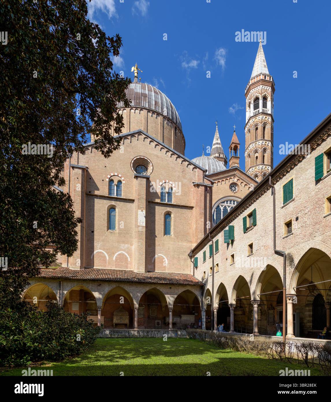 View of the Chiostro del Generale at the Basilica of Saint Anthony in ...