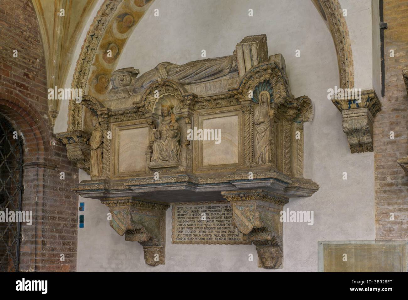 Funerary monument, likely a tomb with sculptural elements, Basilica of ...