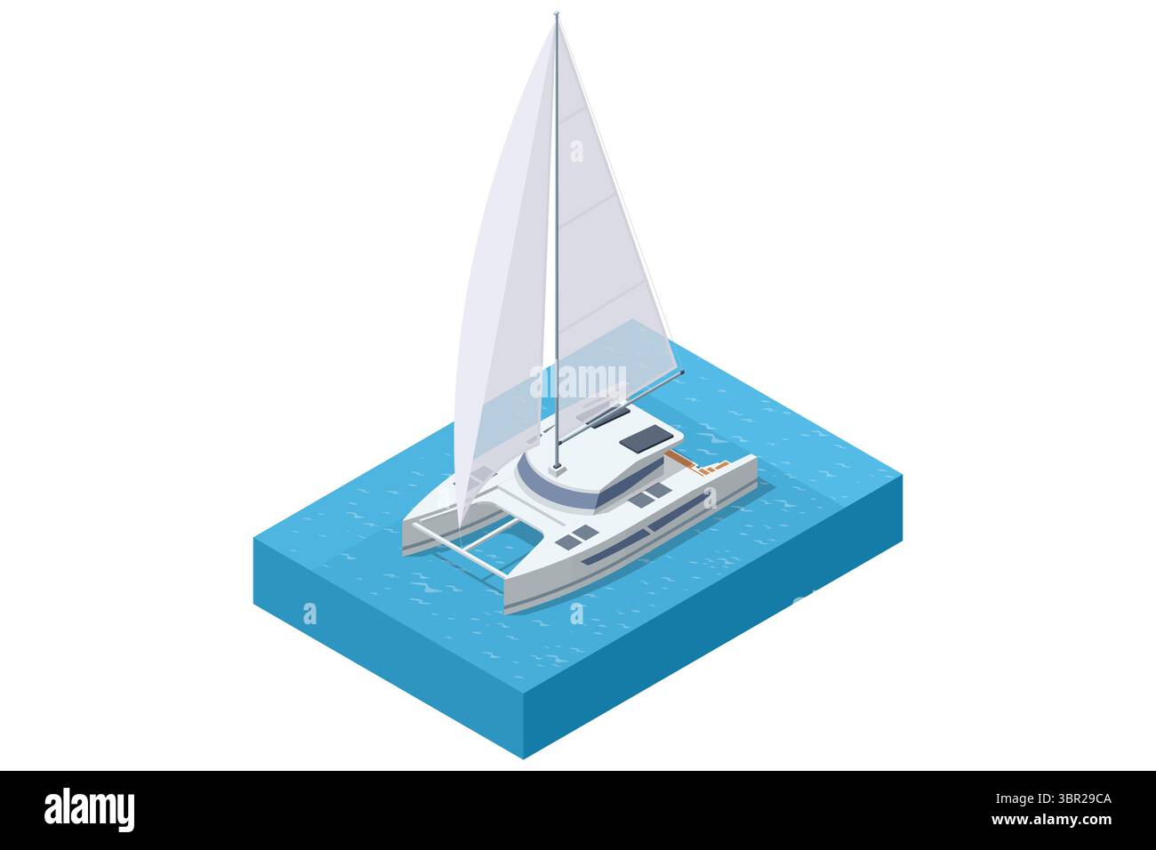Raised sails Cut Out Stock Images & Pictures - Alamy