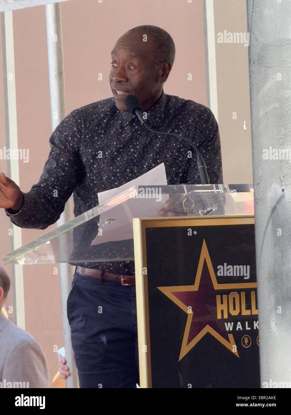 Actor Don Cheadle attends the Hollywood Walk of Fame ceremony honoring ...