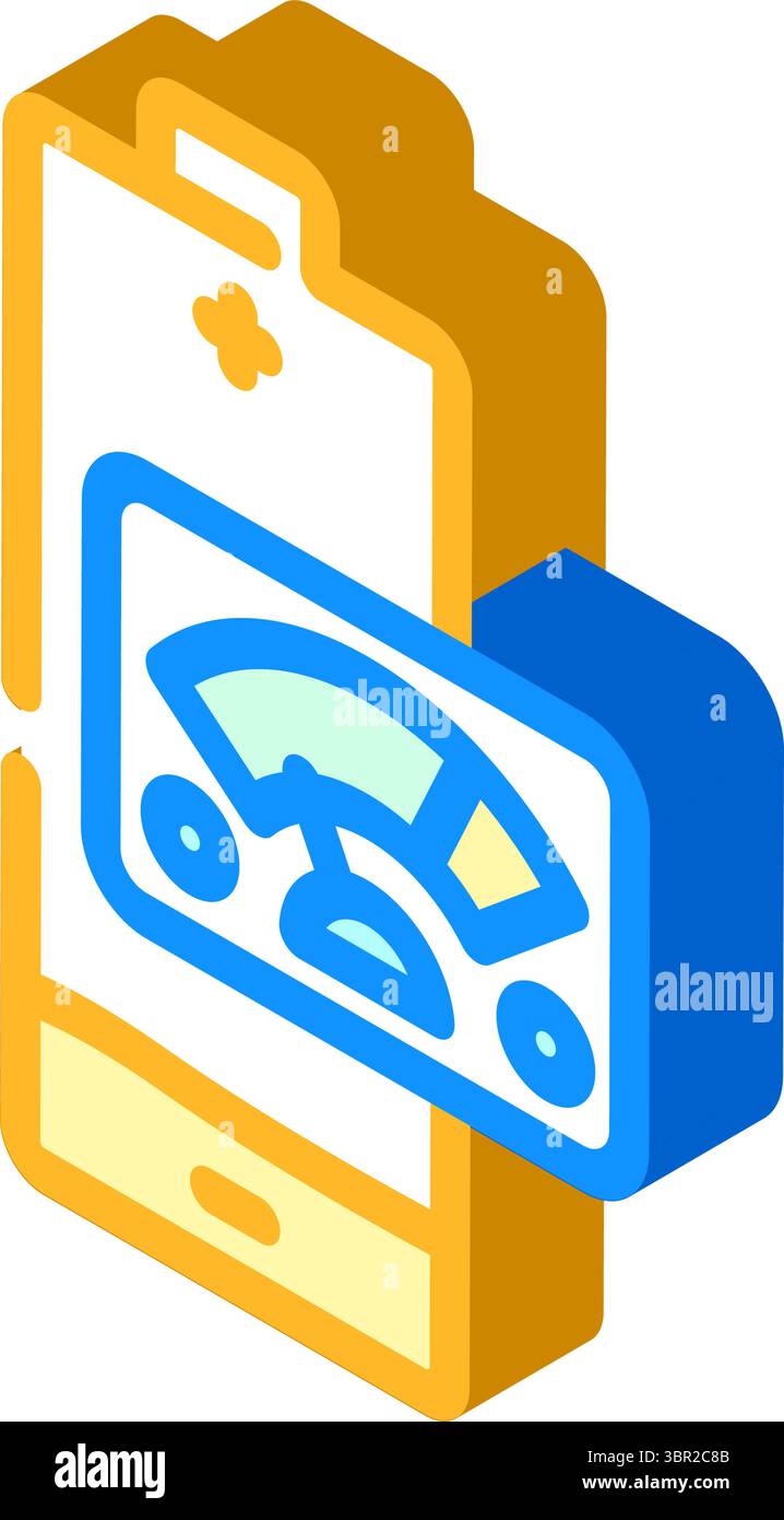 low voltage isometric icon vector illustration Stock Vector Image & Art ...