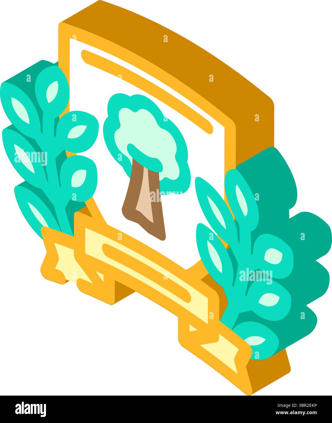 coat arms heraldry medieval isometric icon vector illustration Stock ...