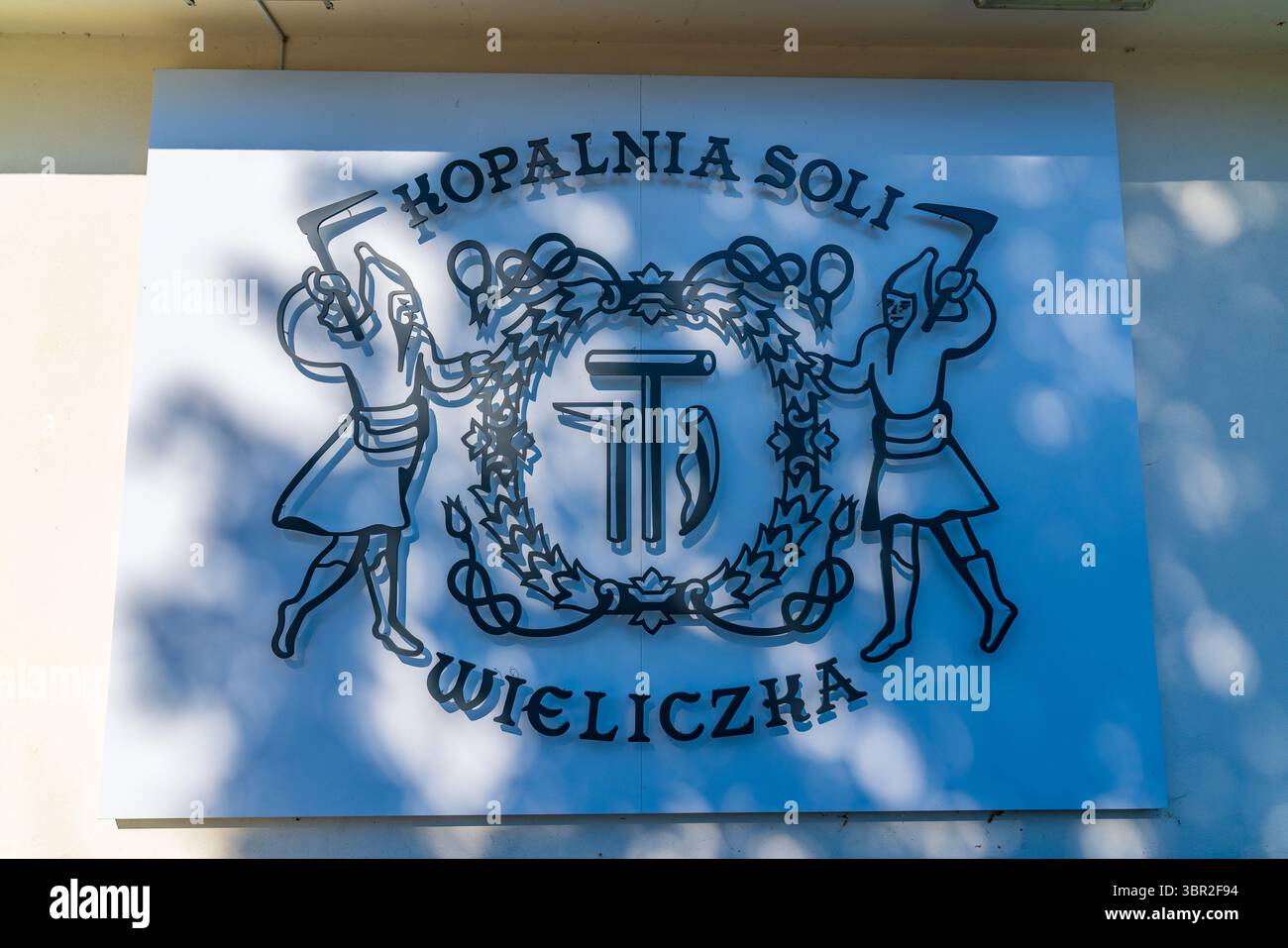 Logo of Wieliczka Salt Mine in Wieliczka, Poland Stock Photo - Alamy